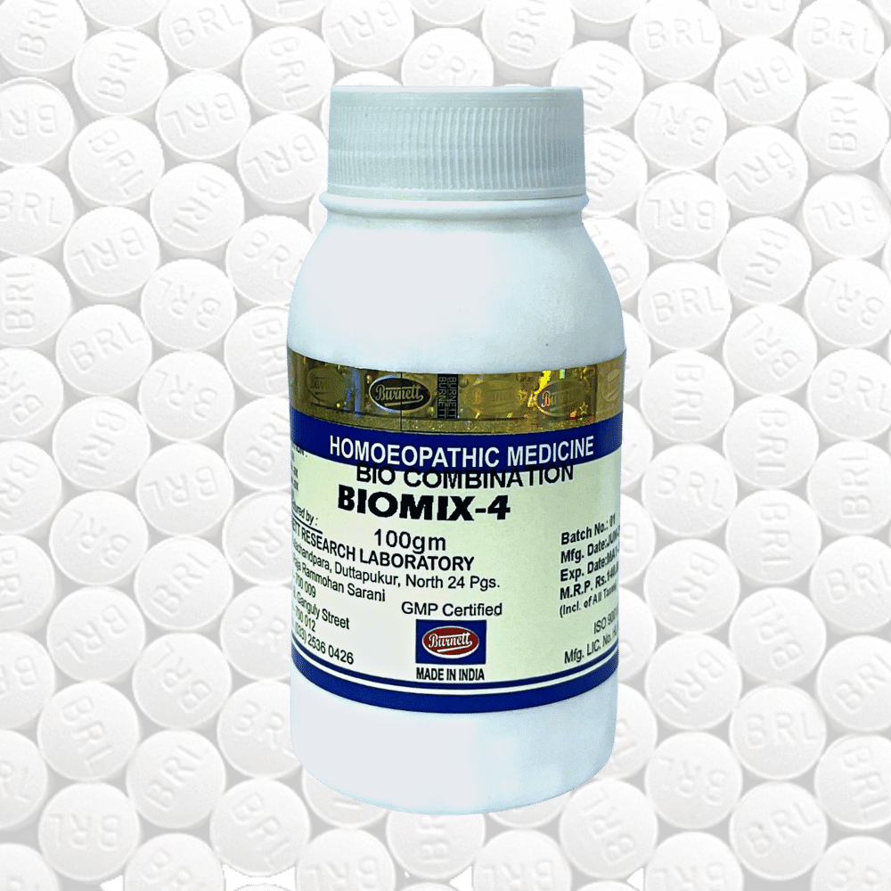 Burnett’s Bio-Combination 04: Natural Remedy for Constipation